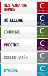 Marque Chomette - groupe ECF - matériel hotellerie